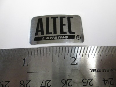 ALTEC "612 cabinets Decal" Speaker driver horn "DECAL / Sticker" New ...