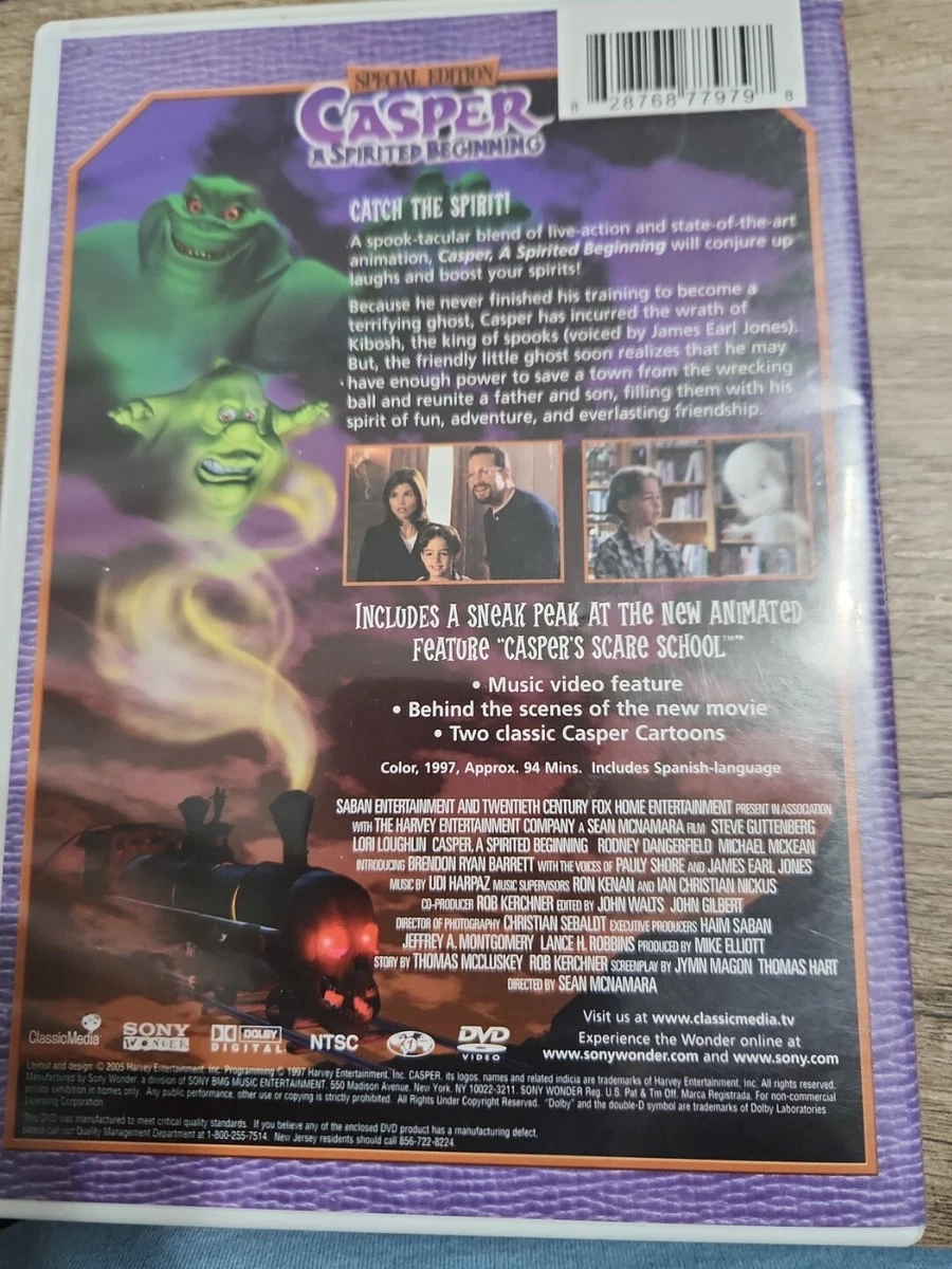 Casper A Spirited Beginning Dvd