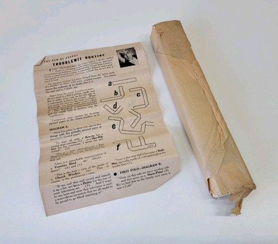 c.1950s Ken De Courcy Troublewit Folding Routine Magic Trick With ...