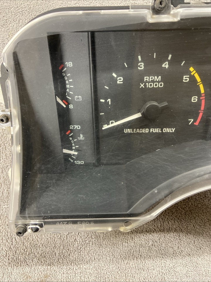 1987-1990 Ford Mustang 140 MPH Instrument Gauge Cluster Speedometer V8 ...