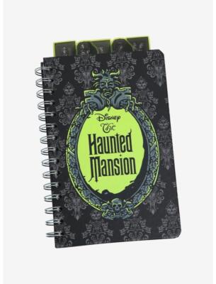 Disney The Haunted Mansion 5 Tab Spiral Journal 8” x 5” Box Lunch ...