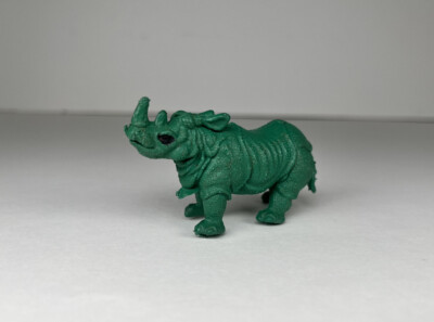 Vintage Rhinoceros Rhino Toy Green Action Figure 3" Cake Topper | eBay