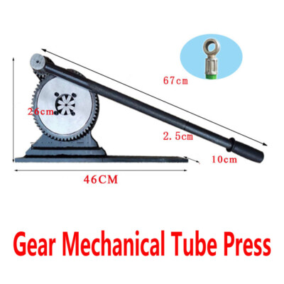 8MM-32MM Manual Benchtop Hydraulic Tube Jack Gear Hose Crimper Crimping ...