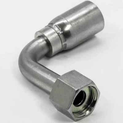 Eaton weatherhead hydraulic hose crimp fittings 08u-a68 long drop 90 | eBay