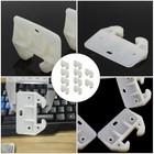 10 Pcs Plastic Latch Drawer Slide Replacement Parts Track Guides | eBay