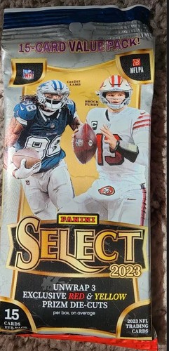 2023 Panini Select Football Value Pack - Red & Yellow Die Cuts | eBay