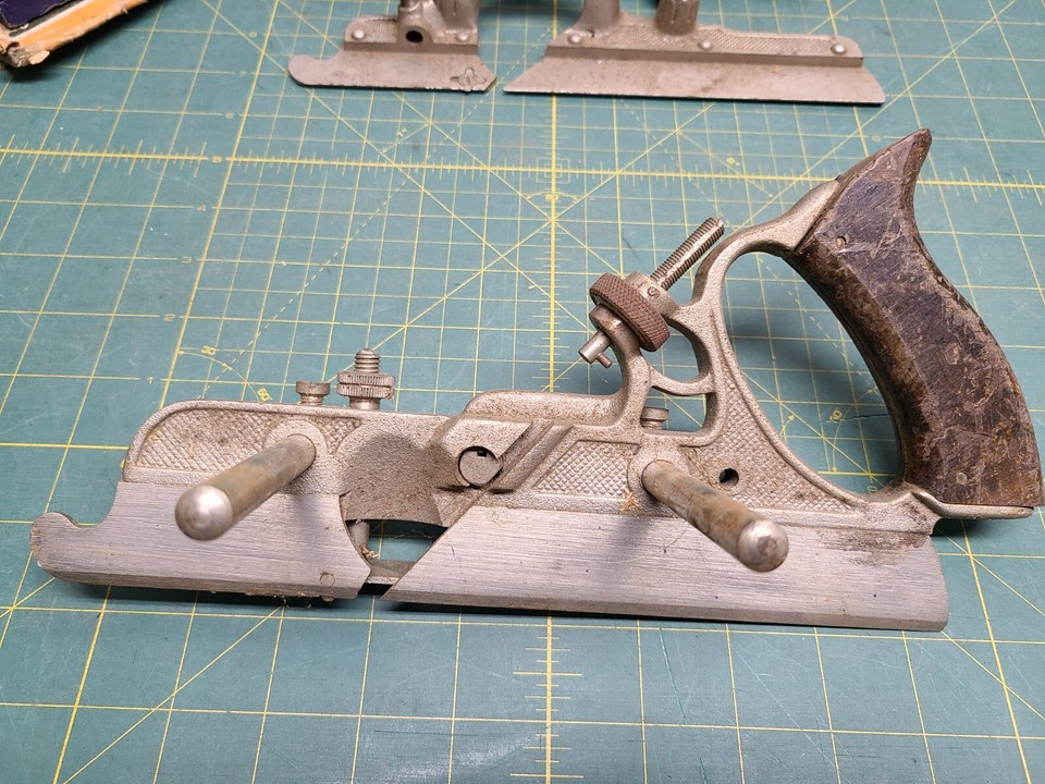 Vintage Stanley 45 Combination Plane w/ 15 Cutters & Instructions As ...