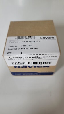 Navien 30004680A NG Flame Rod with Gasket NEW SEALED | eBay