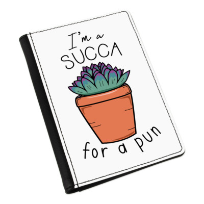 I'm A Succa For A Pun Passport Holder Cover Case Wallet - Funny Joke ...