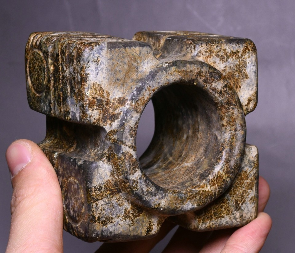 8CM China Hongshan Culture Old Jade Carved Dragon Tortoise Xuanwu Beast ...