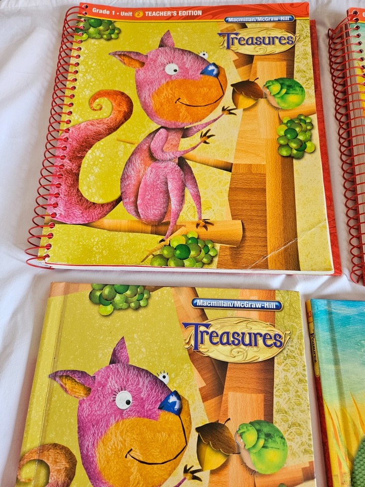 TREASURES - TEACHER EDITION/GRAMMAR/PHONICS SET - GRADE 1 - READ ...