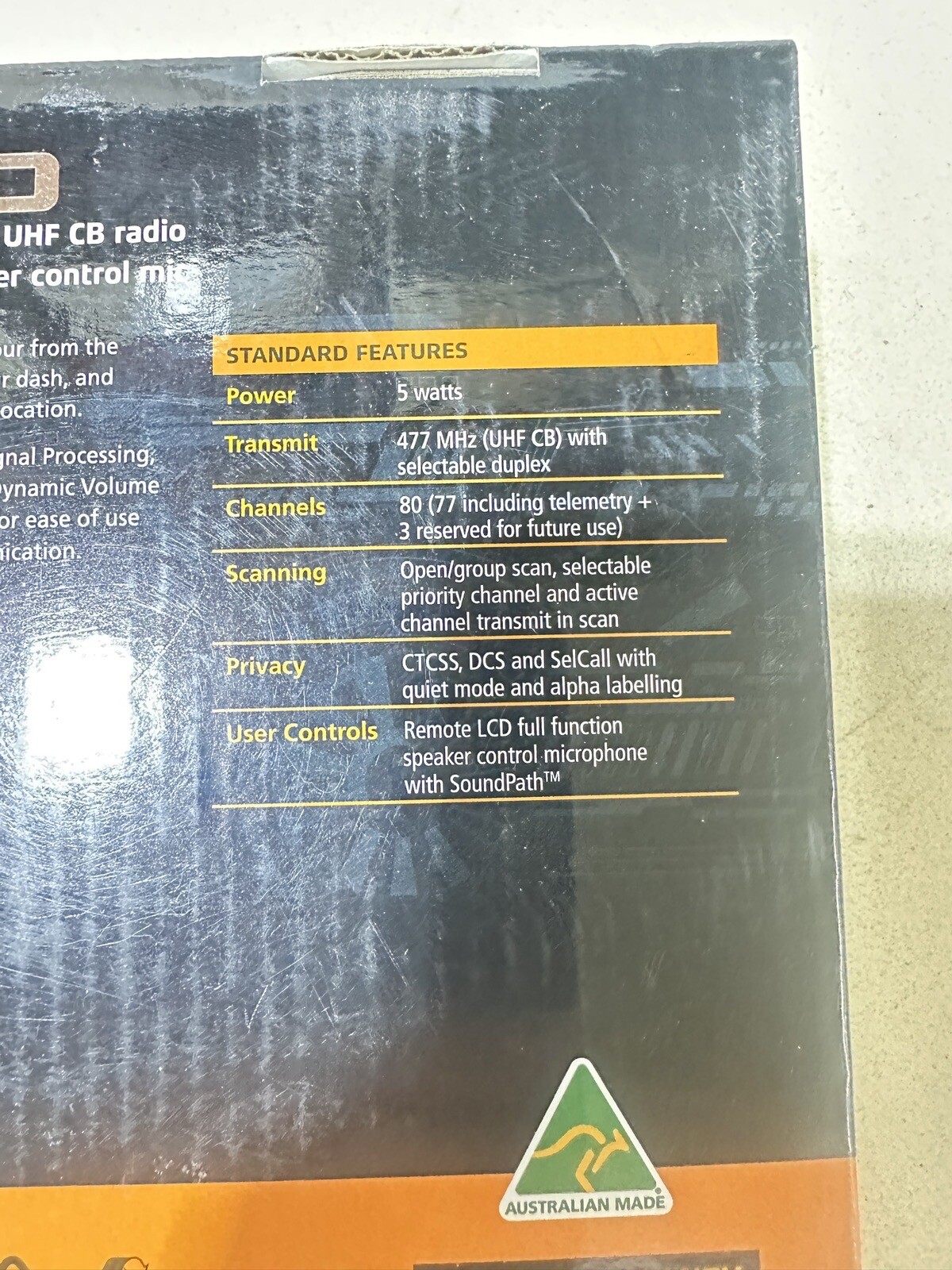 GME TX3350 5 Watt Super Compact UHF CB Radio – LCD Speaker Mic | eBay ...