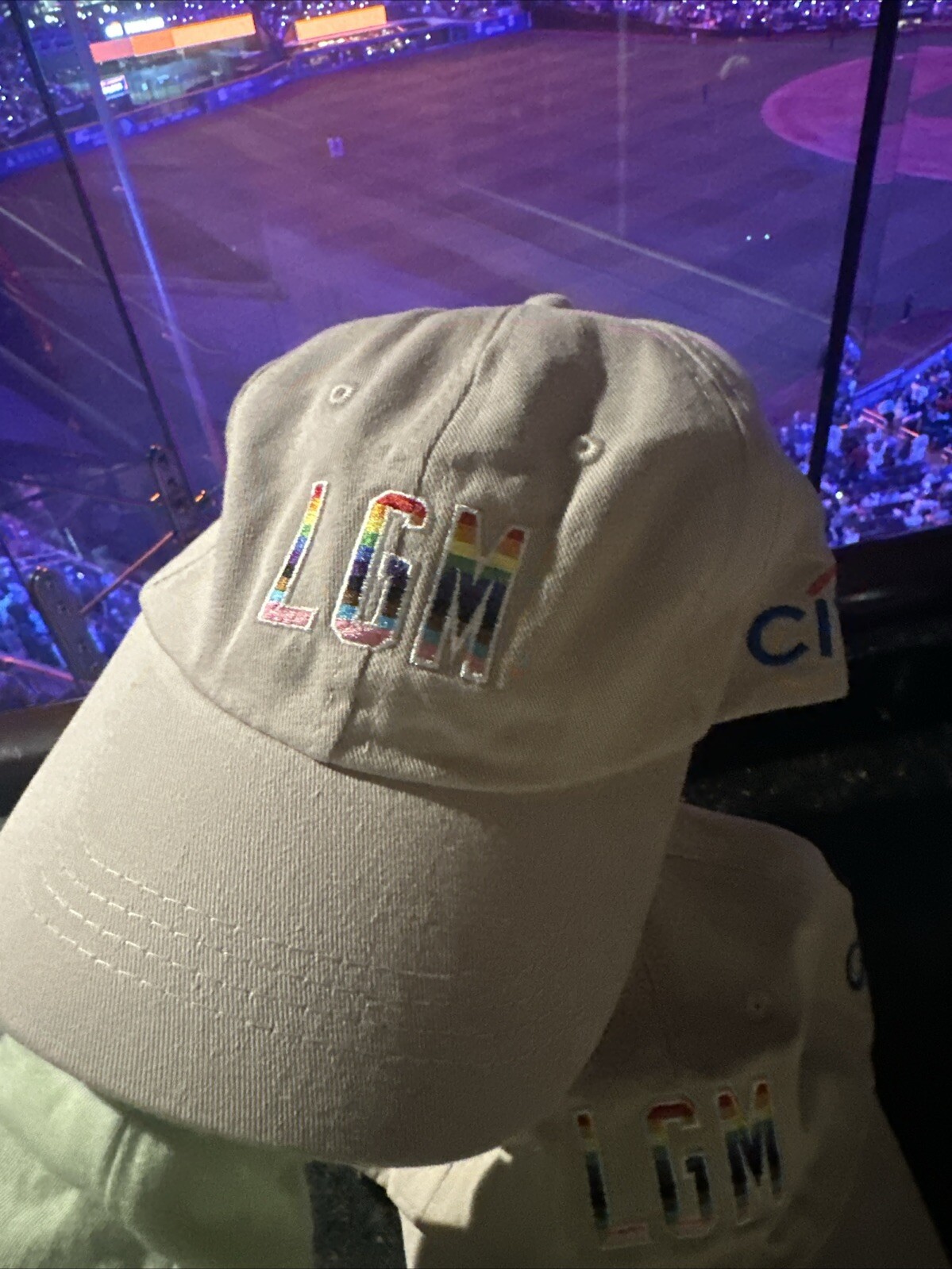 2024 New York Mets Pride Hat Cap Citi Field Rainbow NY LGM Giveaway 6 ...