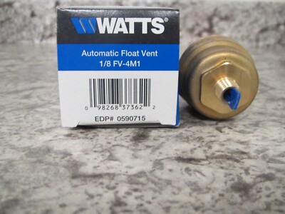 WATTS 1/8 FV-4M1 AUTOMATIC FLOAT VENT 1/8" NOS FREE SHIPPING | eBay
