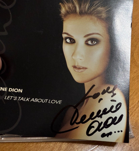 Celine Dion SIGNED Autographed CD Album Cover TITANIC | eBay