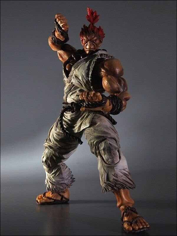 Square Enix Street Fighter Akuma (White) Play Arts Action Figure | eBay