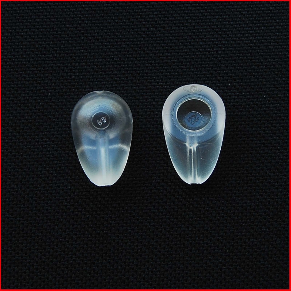 2 EARGELS NEW ORIGINAL GENUINE OEM JABRA HEADSET EAR BUD GEL GELS ...