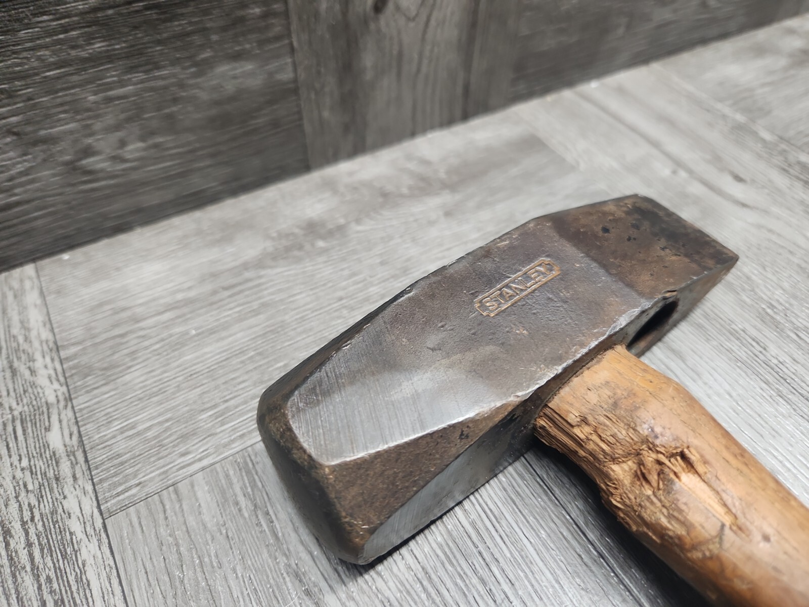 Vintage Stanley Bell System 2-1/2 Lb Lineman’s Hammer With Foot Peg ...