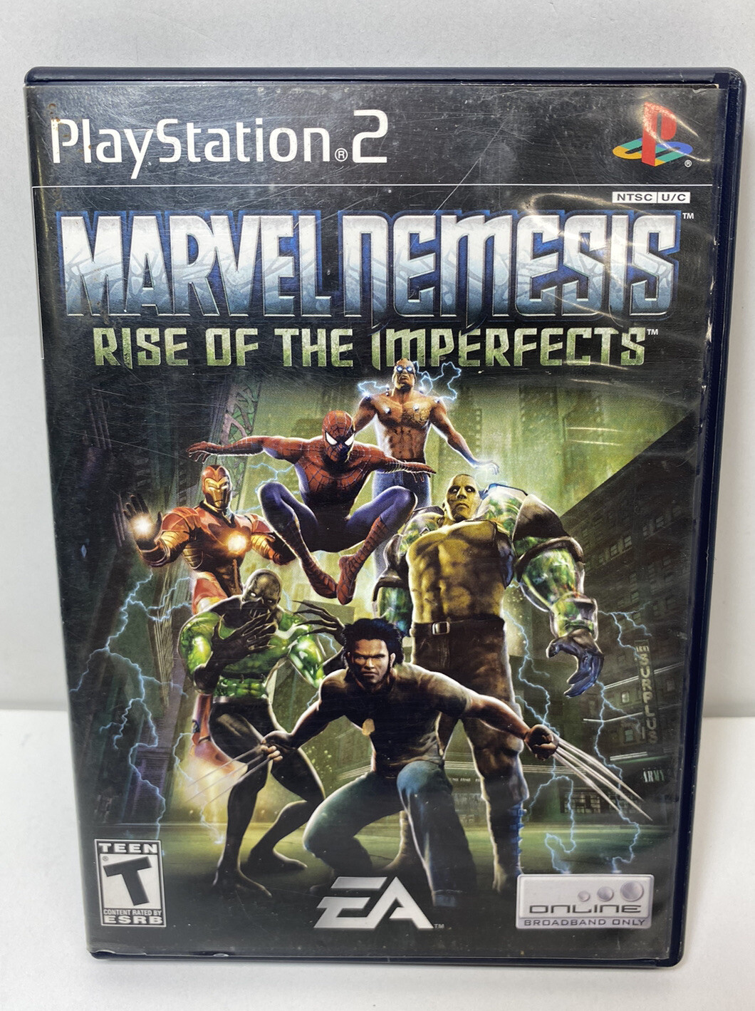 Marvel Nemesis Rise Of The Imperfects CIB Complete PS2 Playstation 2 ...