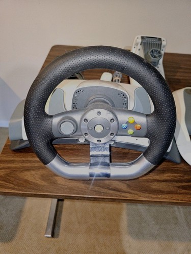 Official OEM Microsoft Xbox 360 Wireless Racing Wheel & Pedals Bundle ...