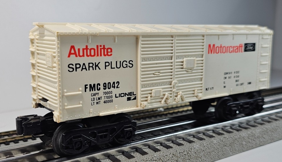 Lionel FMC 9042 Ford Motorcraft Autolite Model Box Car 6-9042 0/027 | eBay