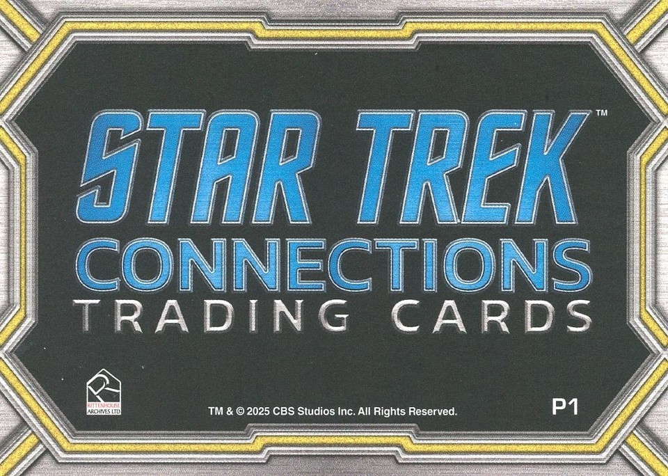 NEW Star Trek Connections promo card P1 Kirk Spock McCoy Uhura Scotty ...