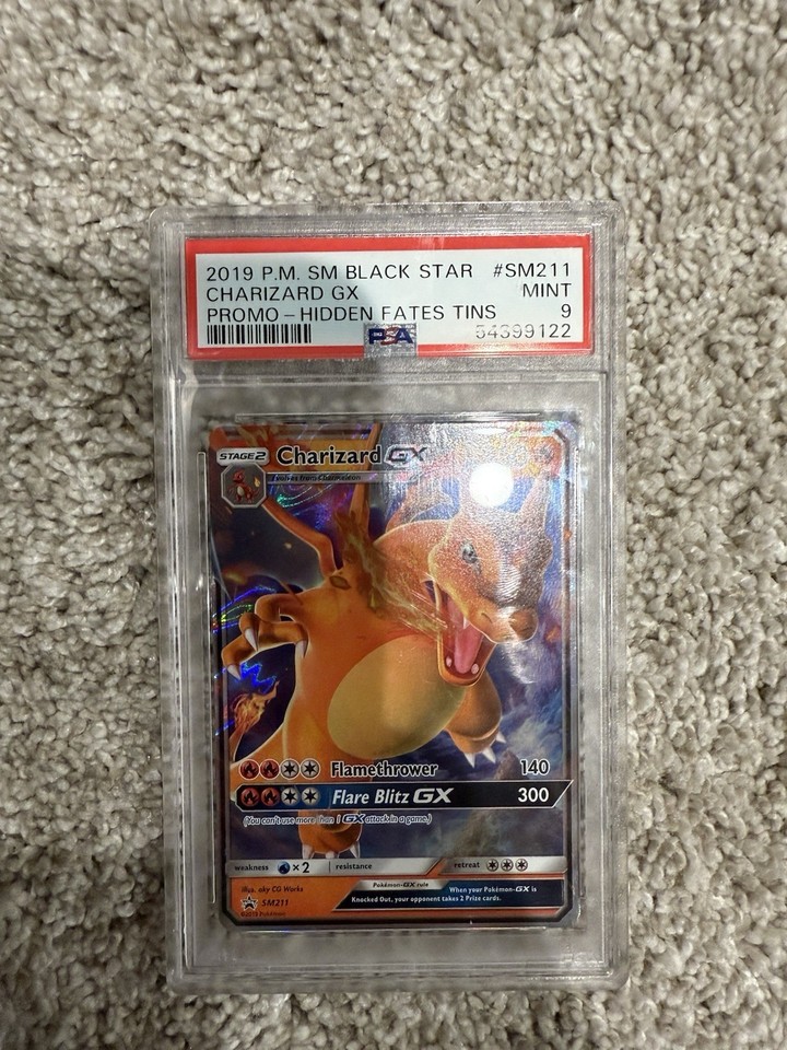 Pokemon PSA graded Lot Charizard SM211 OBF 228 Pikachu SWSH LOT Cards ...
