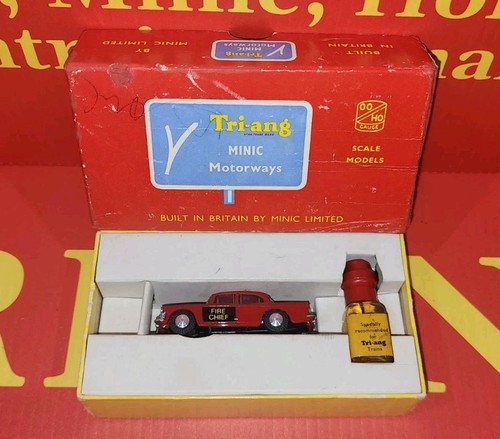 Triang Minic Motorways, M1559 Fire Chief Car, Excellent Plus Condition ...