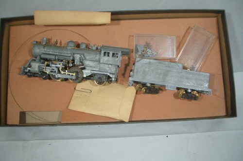 Vintage Roundhouse HO Scale 4-4-2 Atlantic Steam Loco with Tender Kit ...