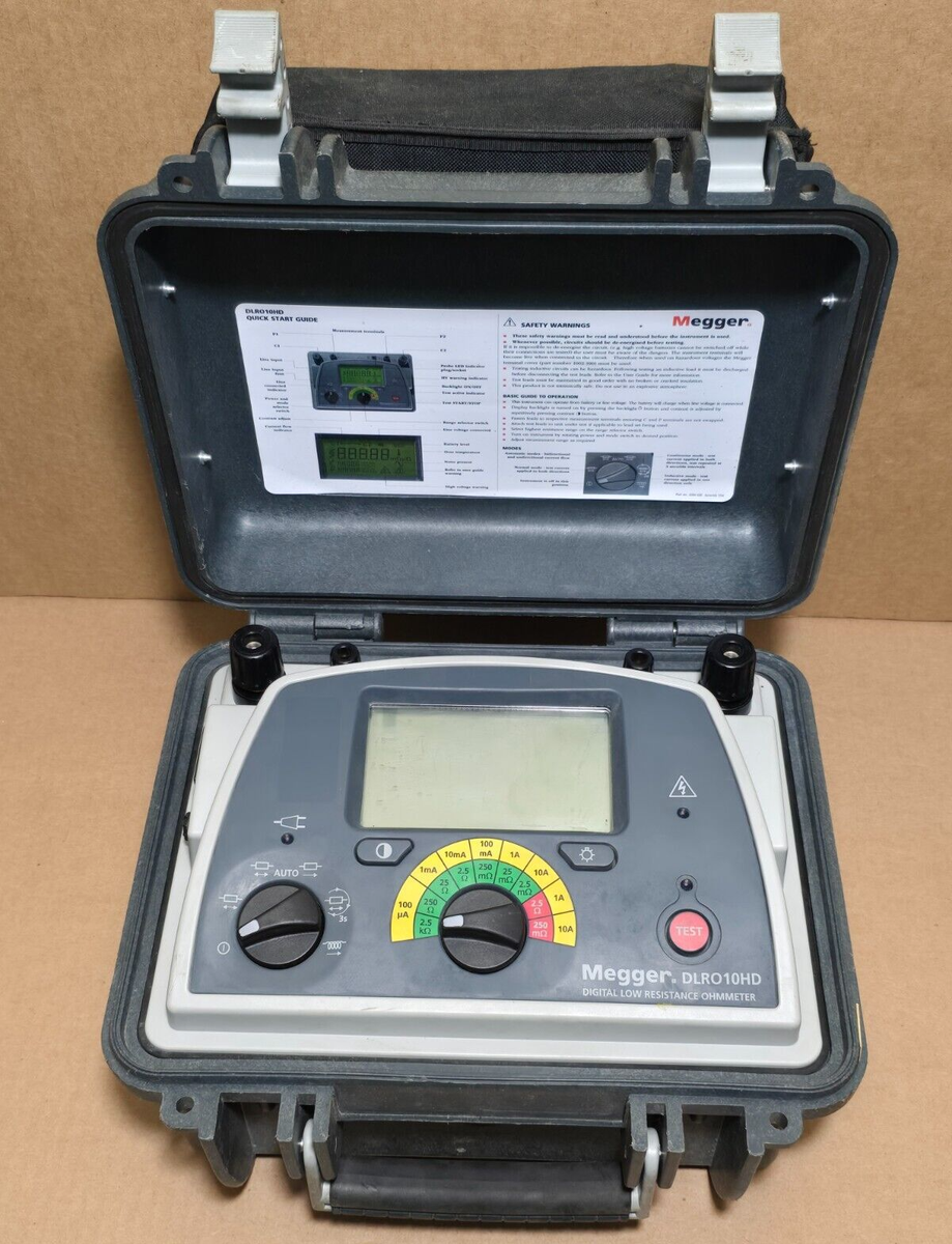Megger Dlro10hd DLRO10HD NLS Megger DLRO New – ValueTronics