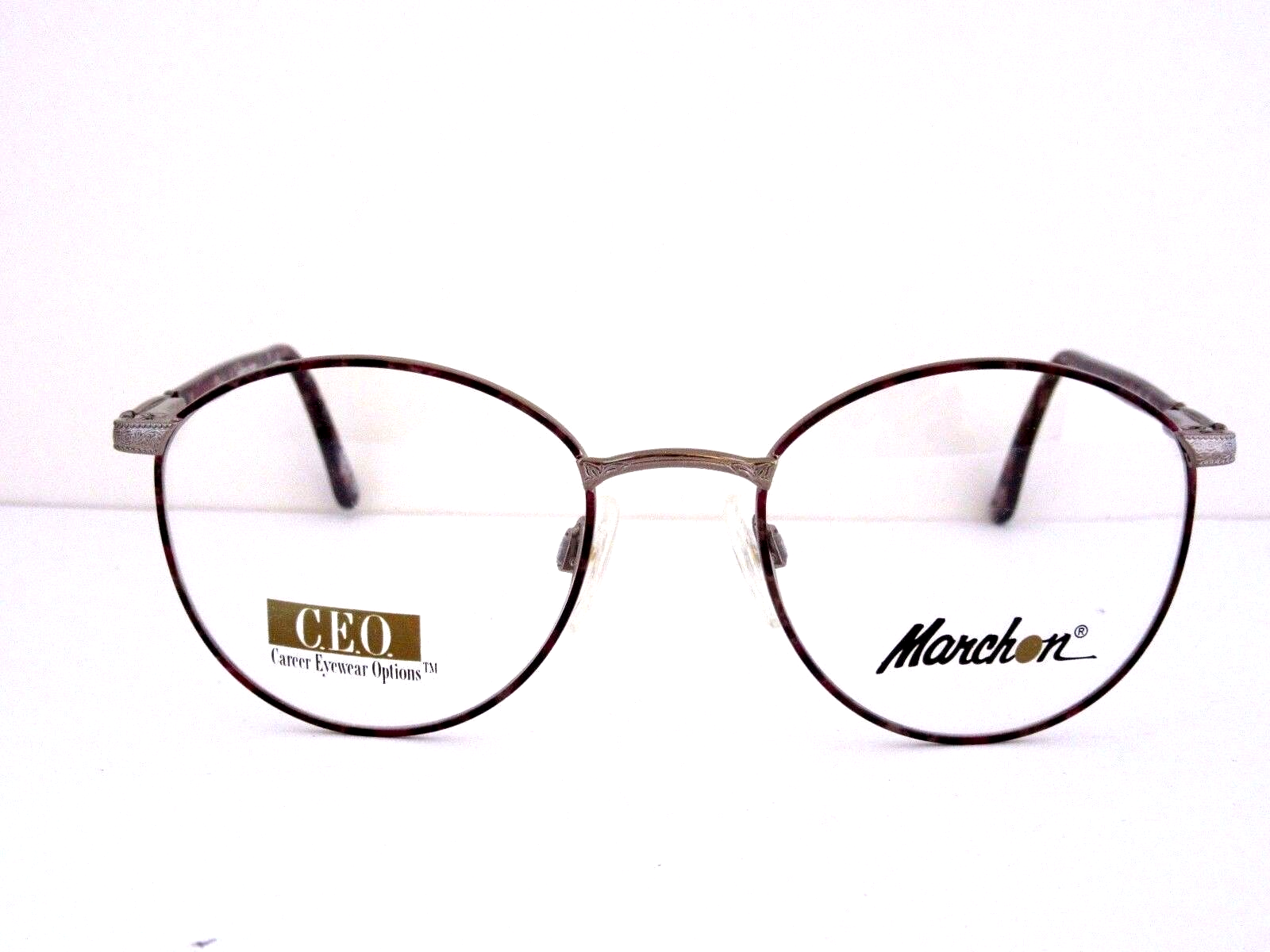 MARCHON Mod. CEO 116 Women's Roundish Metal Eyeglass Frames Made in ...