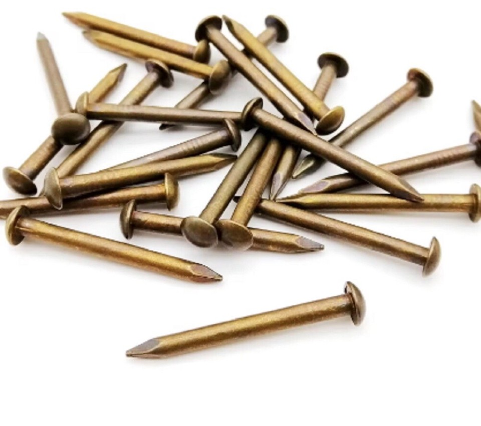 Small Bronze Brass Pins 1.15mm 1.2mm 1.5mm 2mm Nails Small Round Head ...