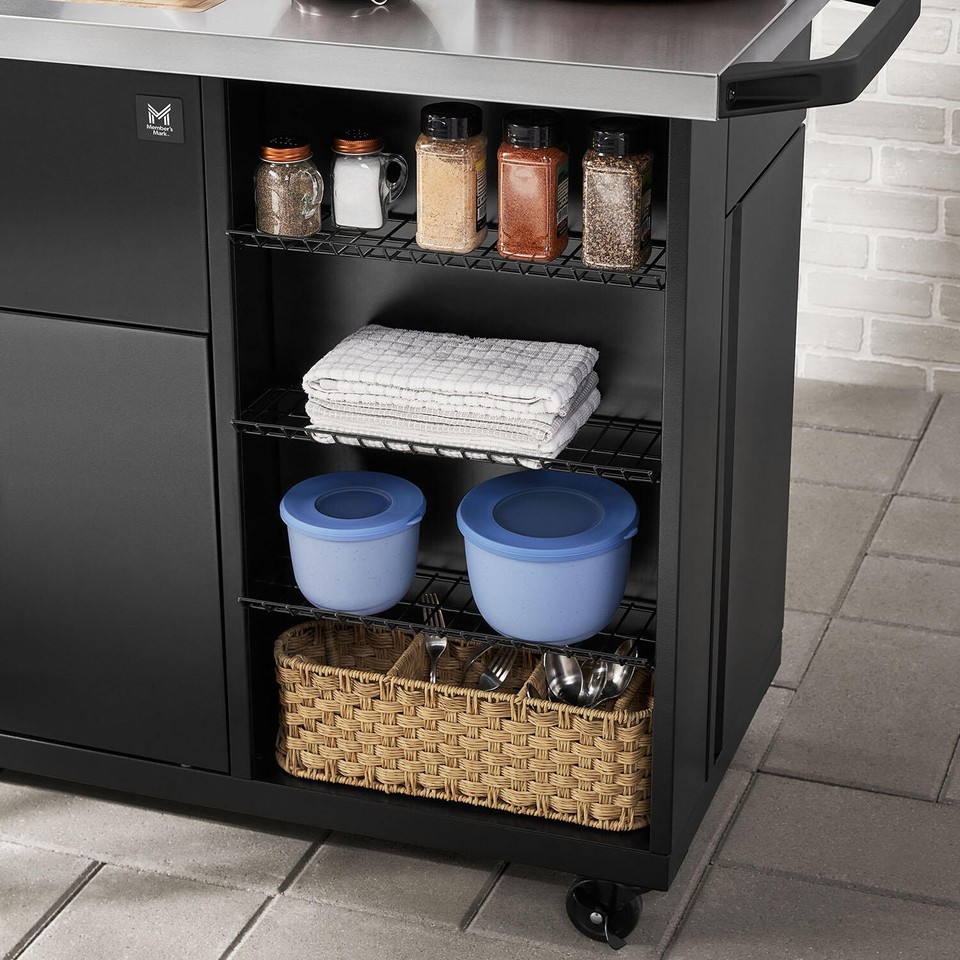 Member’s Mark Grill Prep Cart with Sink and Foldable Faucet | eBay