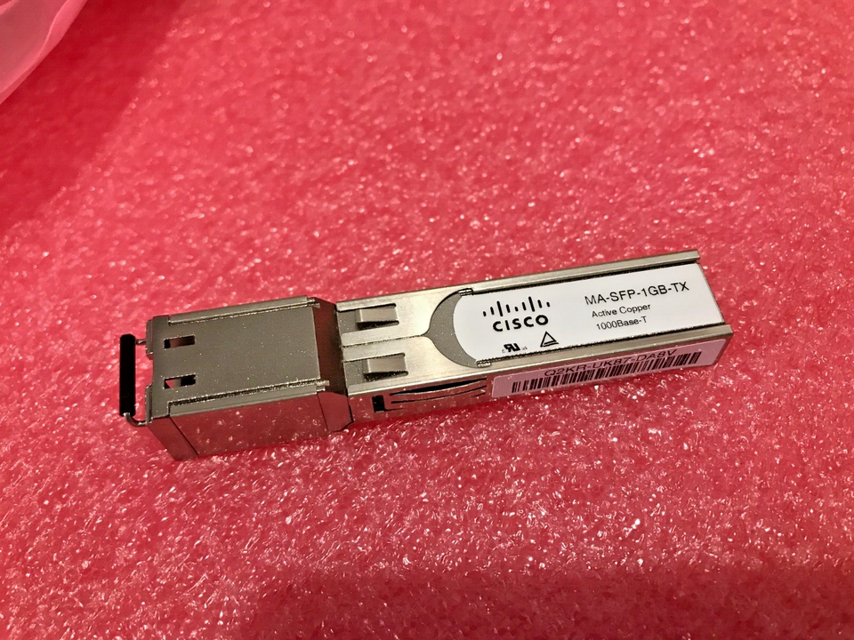 Cisco Meraki MA-SFP-1GB-TX 1000Base-T 1 GbE SFP Copper Module | eBay