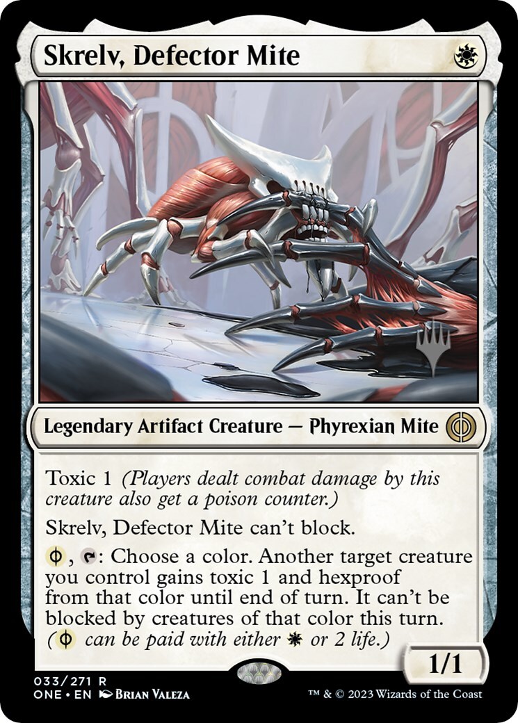 Skrelv, Defector Mite Promo Pack: Phyrexia: All Will Be One Foil for ...