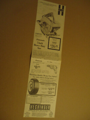 Hechinger home improvement store 1961 newspaper ad | eBay