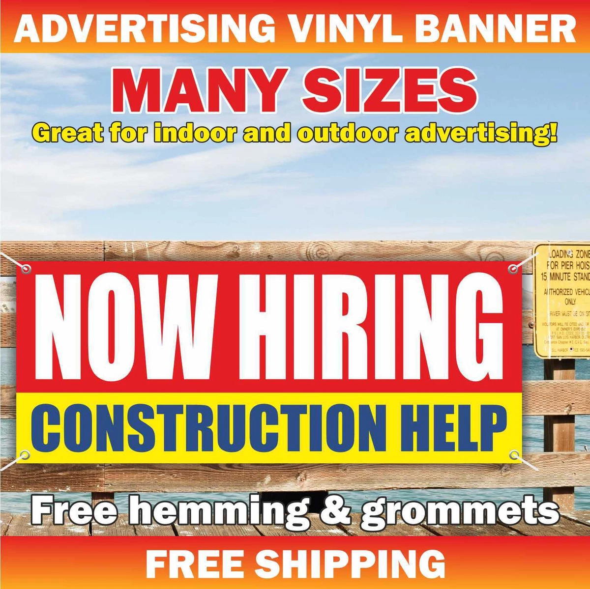 Constructon Laborer Help Wanted Flyer