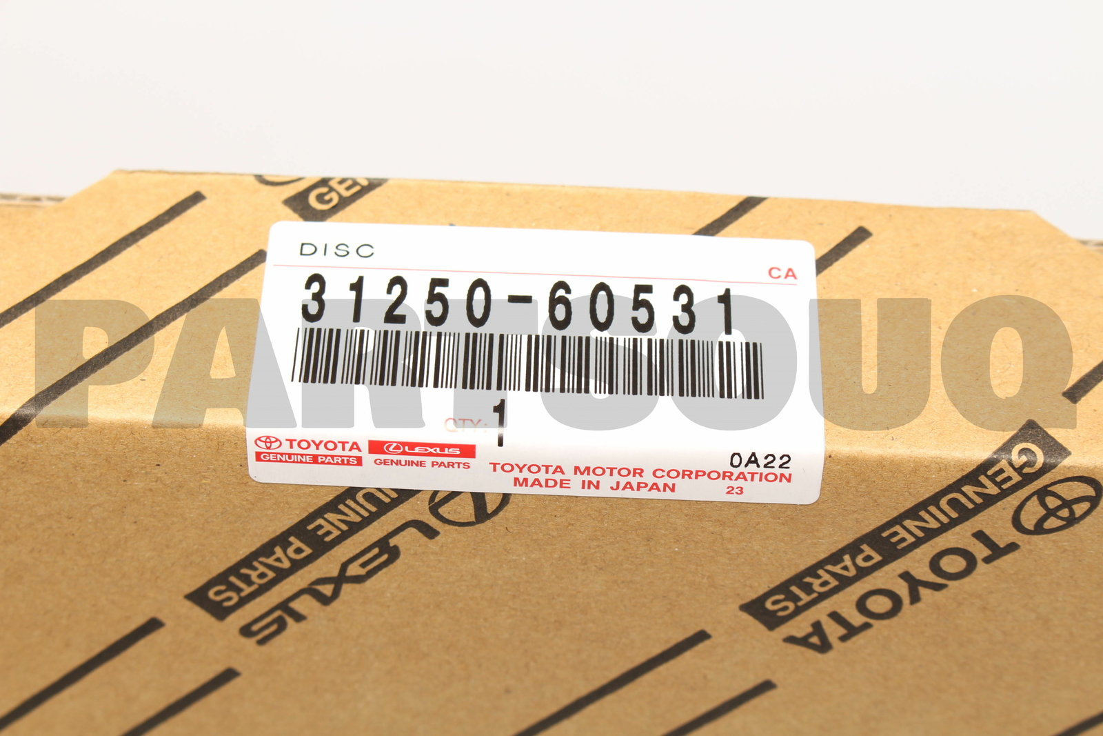 3125060531 Genuine Toyota DISC ASSY CLUTCH 31250-60531 | eBay