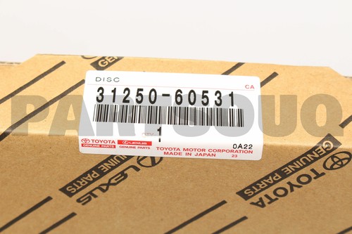 3125060531 Genuine Toyota DISC ASSY CLUTCH 31250-60531 | eBay