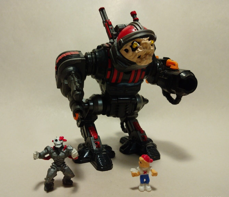 Mighty Max Cybot Battle Warriors Action Figure Bluebird Toy 1994 | eBay