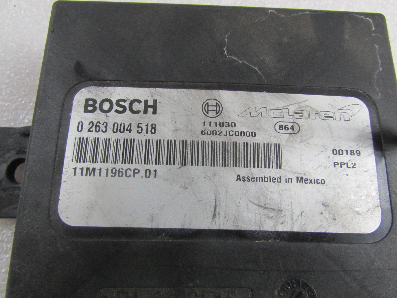 McLaren MP4-12C, Parking Sensor Control Module, Used, P/N 11M1196CP | eBay