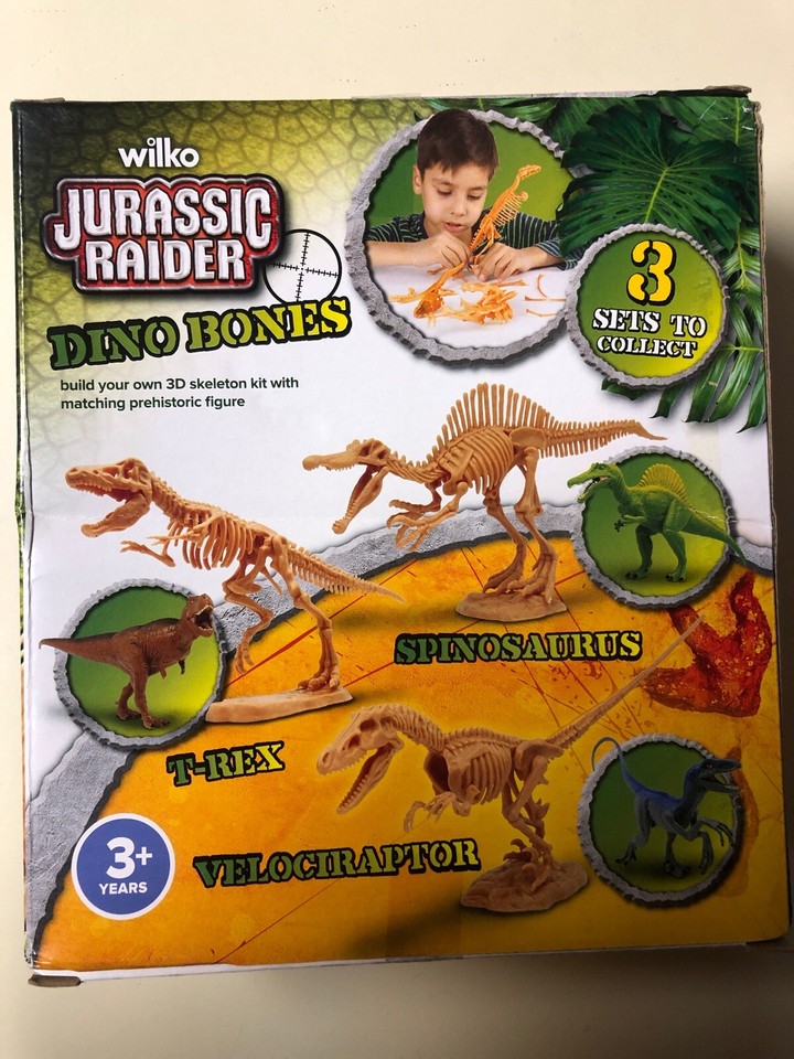 Wilko Dinosaur Playsets - Jurassic Raider Dino Bones - Blox Pterodactyl - RARE!! | eBay