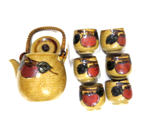 Vintage Tea Set Ceramic Teapot 6 Cup 28 oz | eBay