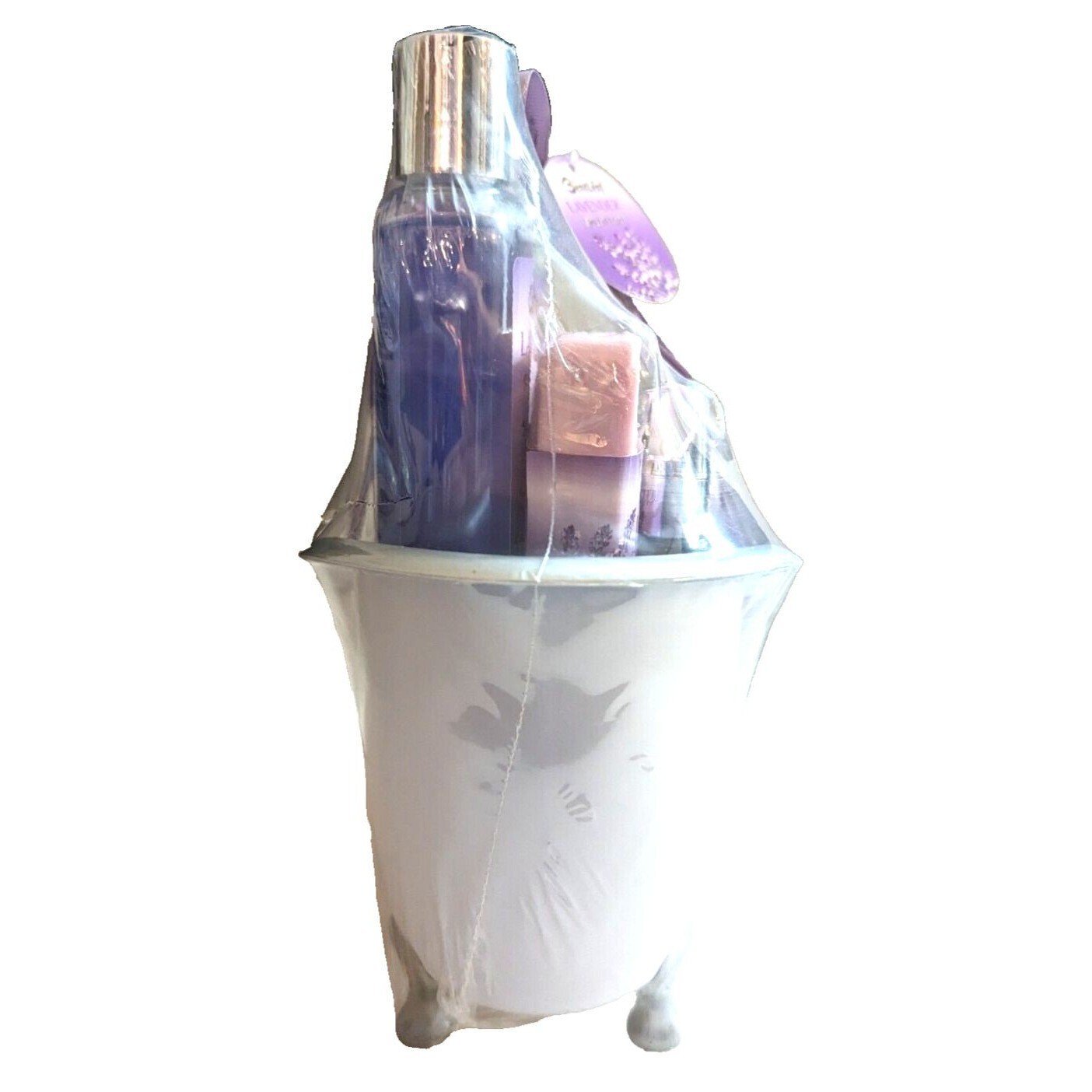 Gentleaf body gift set, Spa bath gift baskets for women lavender ...