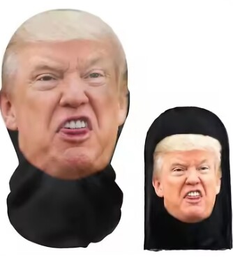 🦅New President Donald Trump Breathable Costume Mask Full Face Halloween ...