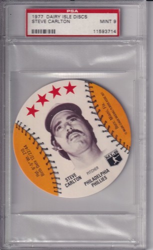 1977 Dairy Isle MSA Disc Steve Carlton Phillies PSA 9 | eBay