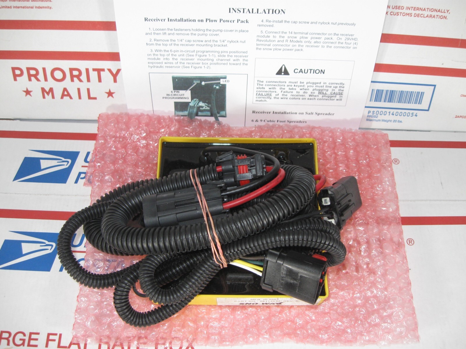 SNO-WAY PRO CONTROL II SALTER SPREADER WIRED MODULE WITH INSTRUCTIONS ...