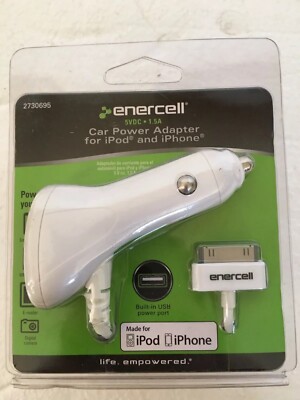 ENERCELL Car Power Adapter for iPod and iPhone 2730695 | eBay