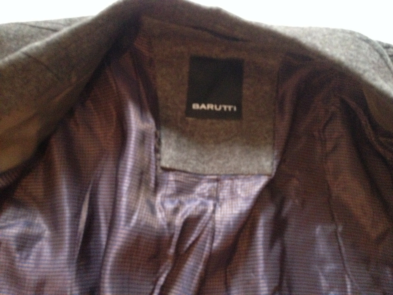 BARUTTI ITALIAN MEN'S JACKET BLAZER WINTER WOOL BLEND SZ R44 US/ 54 EU ...