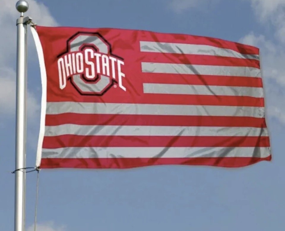 Ohio State Football Tailgate Striped Flag | eBay